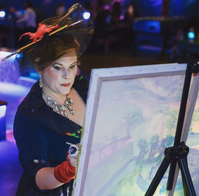 Hire Live Event & Wedding Painter UK - Event Painter | South West