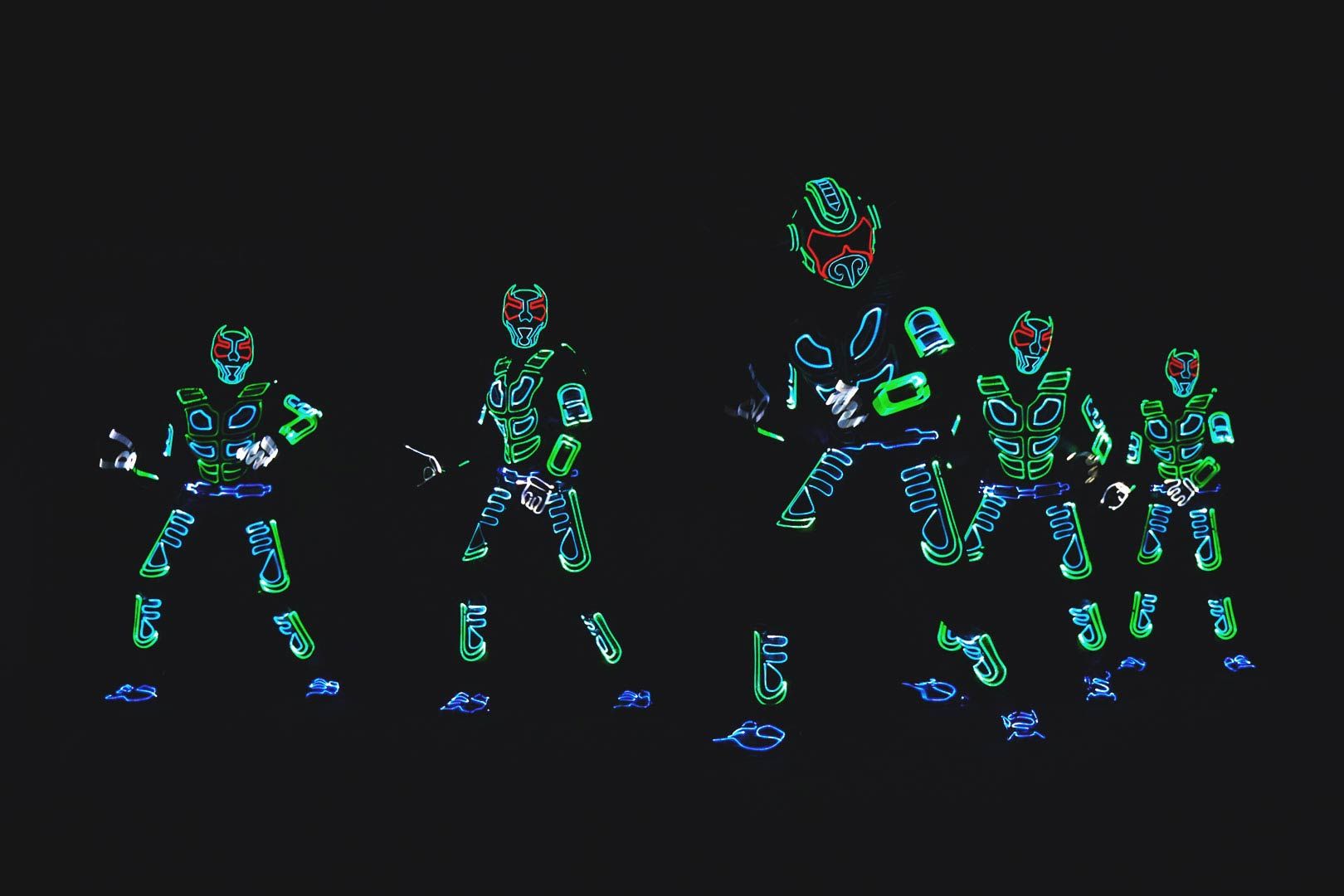 Hire LED Dancers and Tron Dancers for Events | Scarlett Entertainment