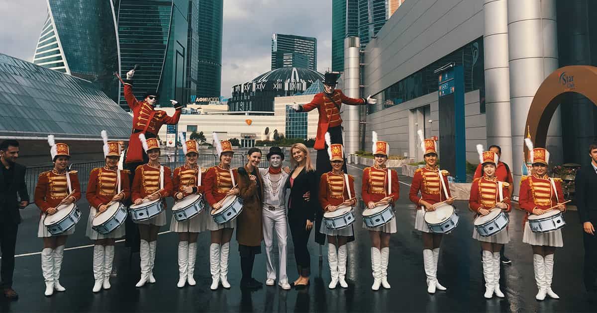 High-impact Entertainment For Global Group Incentive Event at Moscow ...