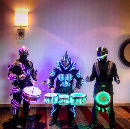Book LED Drummer Miami – LED Drums | Scarlett Entertainment USA