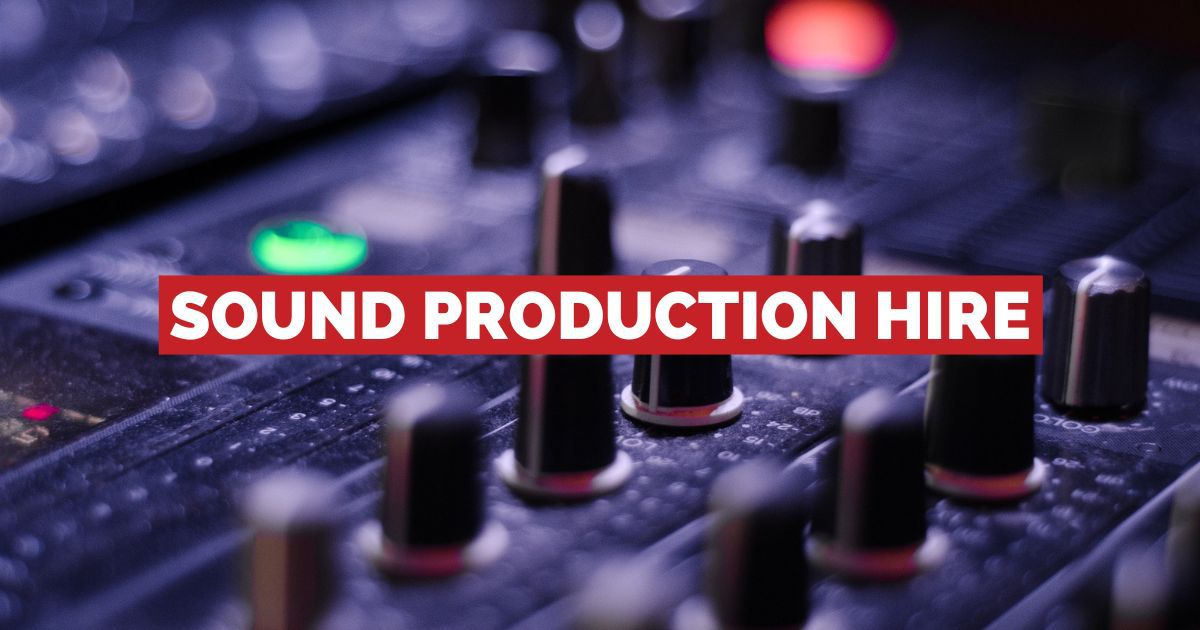 Sound Production Hire | Book Event Sound Service | Live Sound Hire