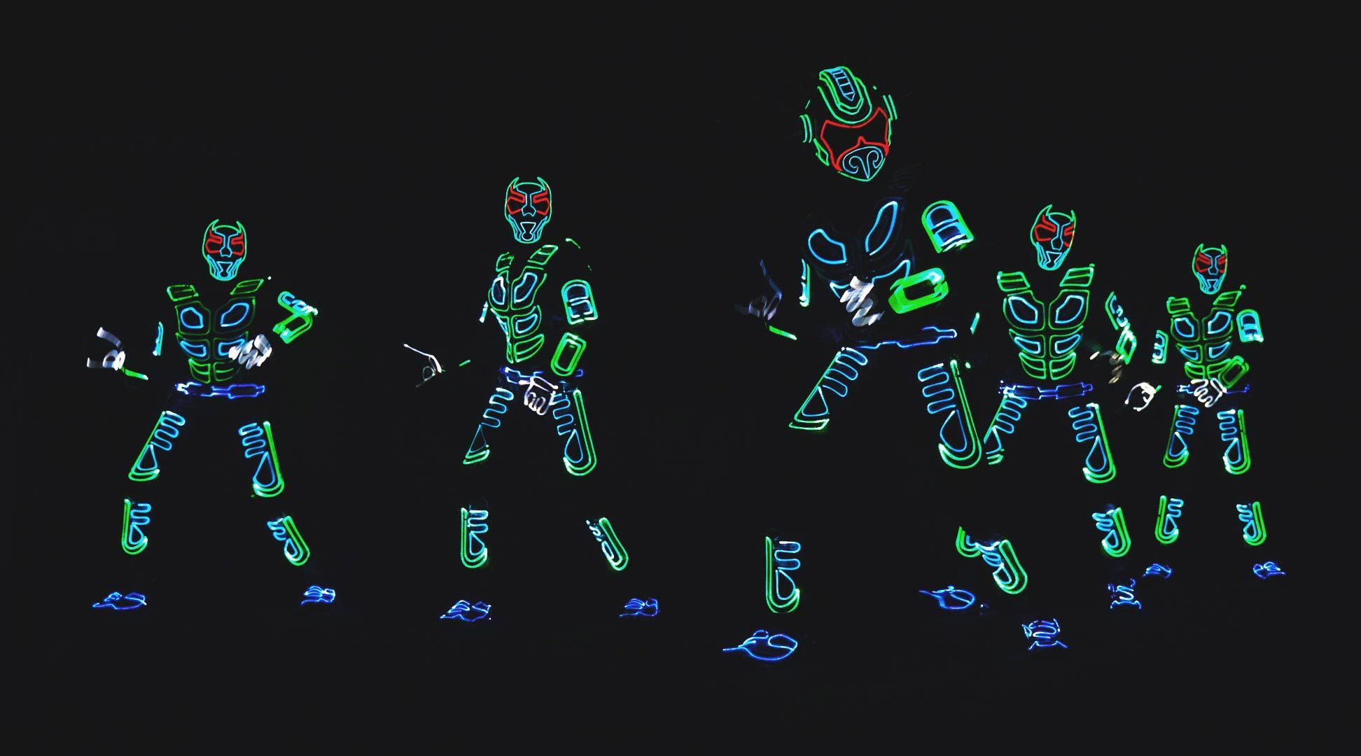 Hire LED Dancers and Tron Dancers for Events | Scarlett Entertainment
