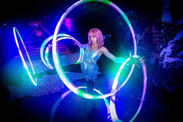 Book LED Hula Hoop Performer UK | Scarlett Entertainment