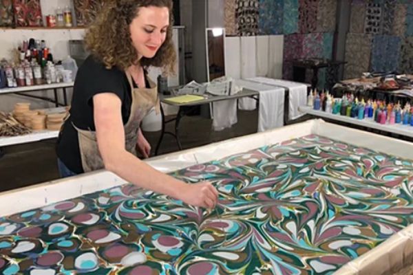 Book Marbling Artist Georgia | Scarlett Entertainment