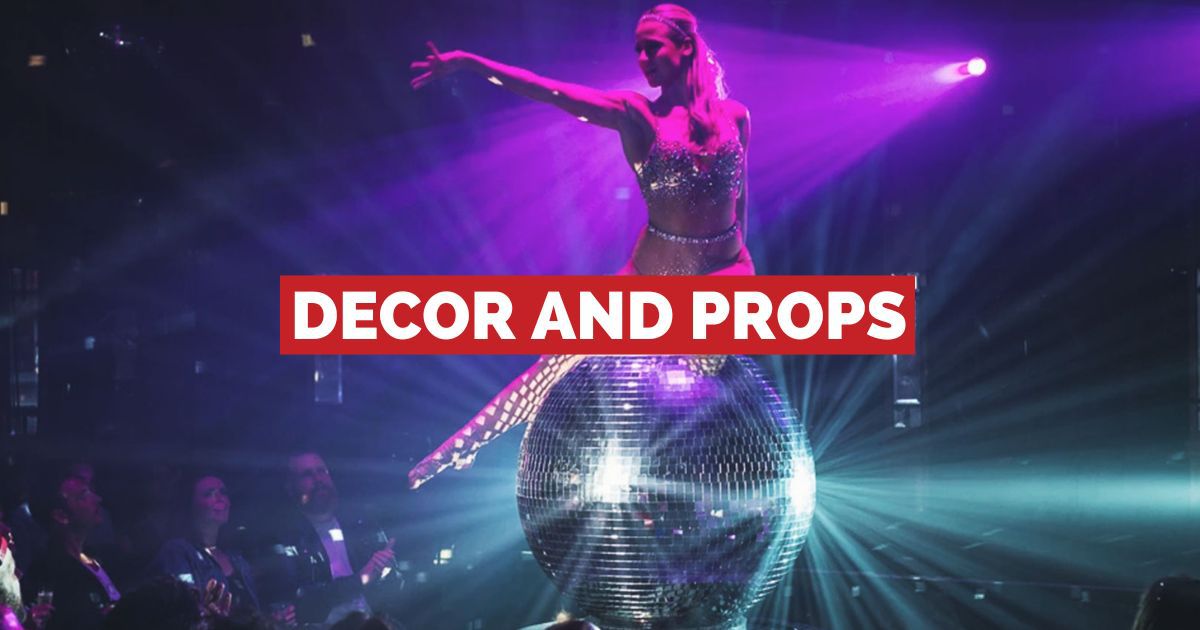 Hire Decor and Props Entertainment | Scarlett Entertainment Agency UK