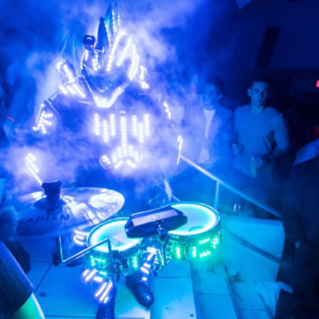 Book LED Drummer Miami – LED Drums | Scarlett Entertainment USA