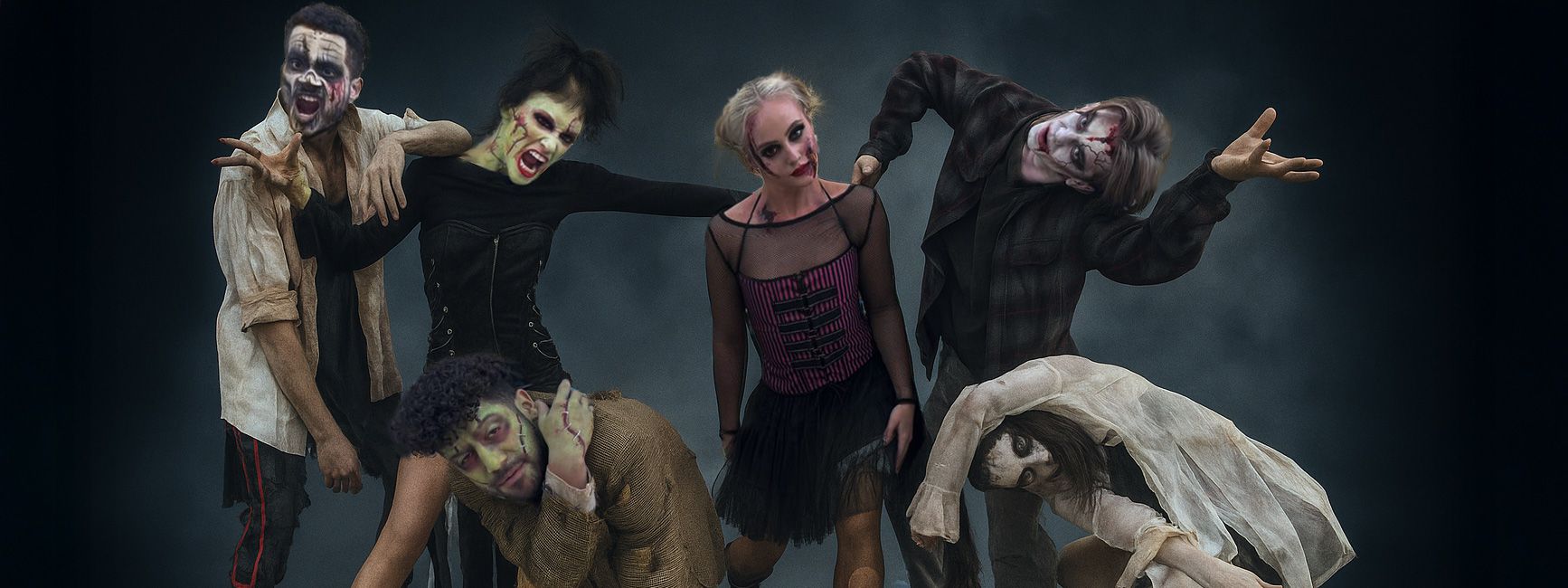 Zombie Flash Mob in Las Vegas - Custom Halloween Entertainment