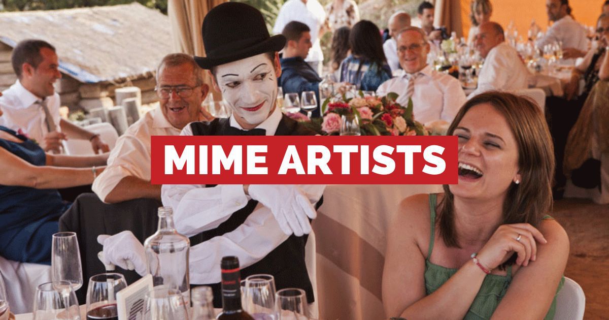 Book or Hire Mime Artists | Mime Artist Agency | Corporate Event ...