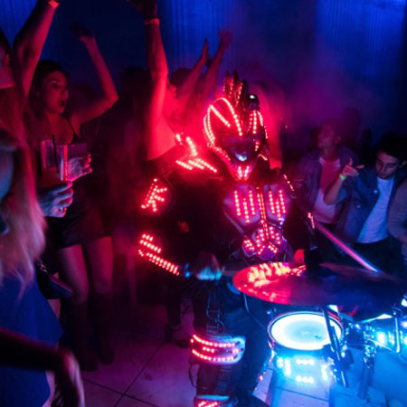 Book LED Drummer Miami – LED Drums | Scarlett Entertainment USA