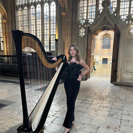 Hire Wedding & Event Harpist | Scarlett Entertainment