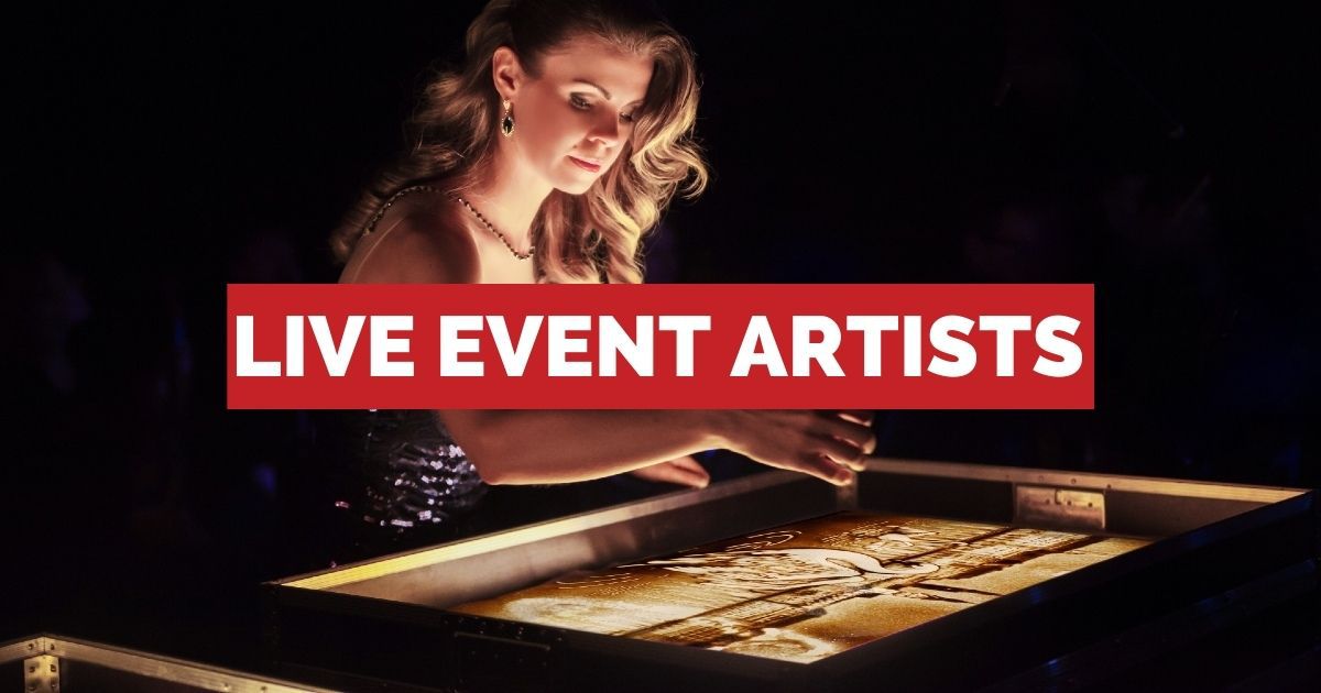 Live Event Artists | Art Entertainment Agency | Hire Event Artists