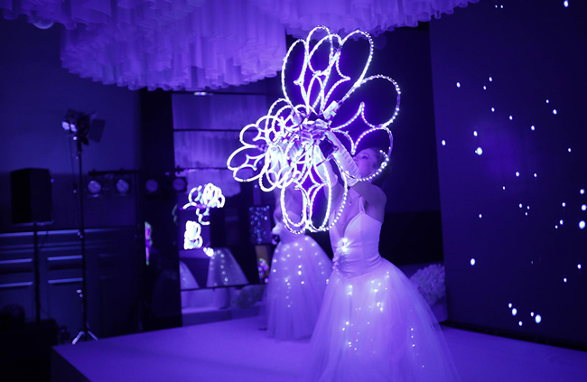 Luminous White Show - Hire Talented Dance Trio | Scarlett Entertainment ...