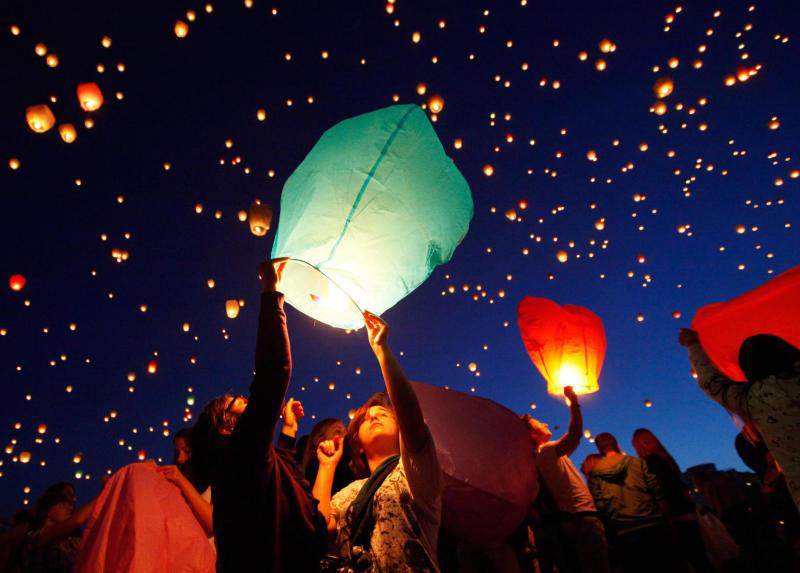 Hire Flying Lanterns Wedding Flying Lanterns Party Flying Lanterns