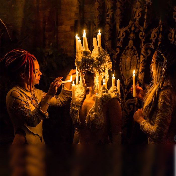 Hire Human Candlestick Centre Piece | Scarlett Entertainment