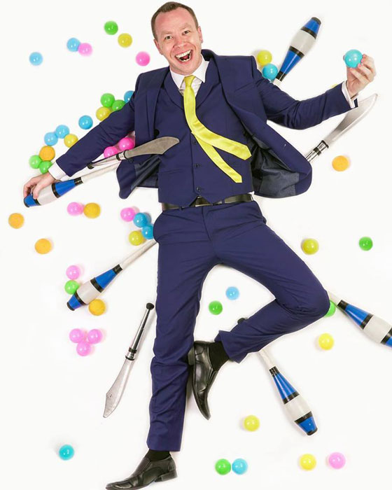 Australian Comedy Juggler - Book Comedian And Juggler | Sydney
