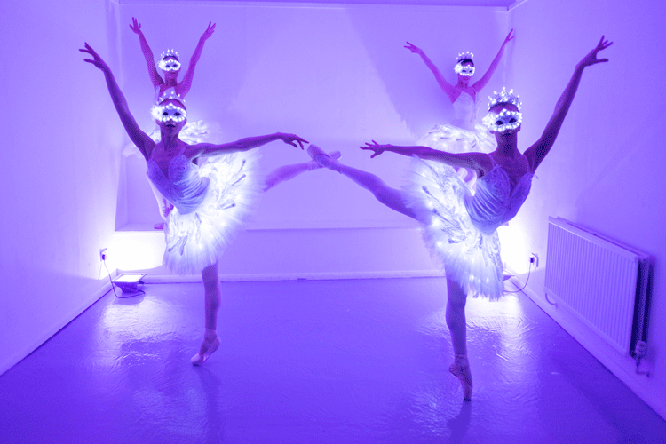 Hire LED Masquerade Ballerinas | Scarlett Entertainment